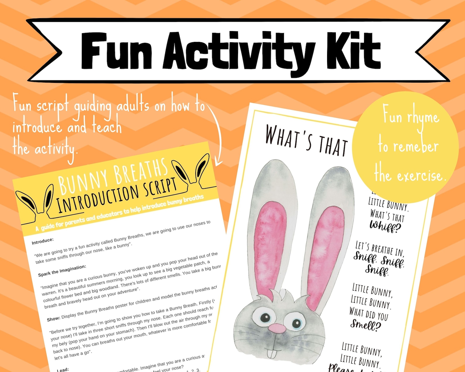 Bunny Breaths a Calming, Mindful Breathing Printable Activity Kit ...