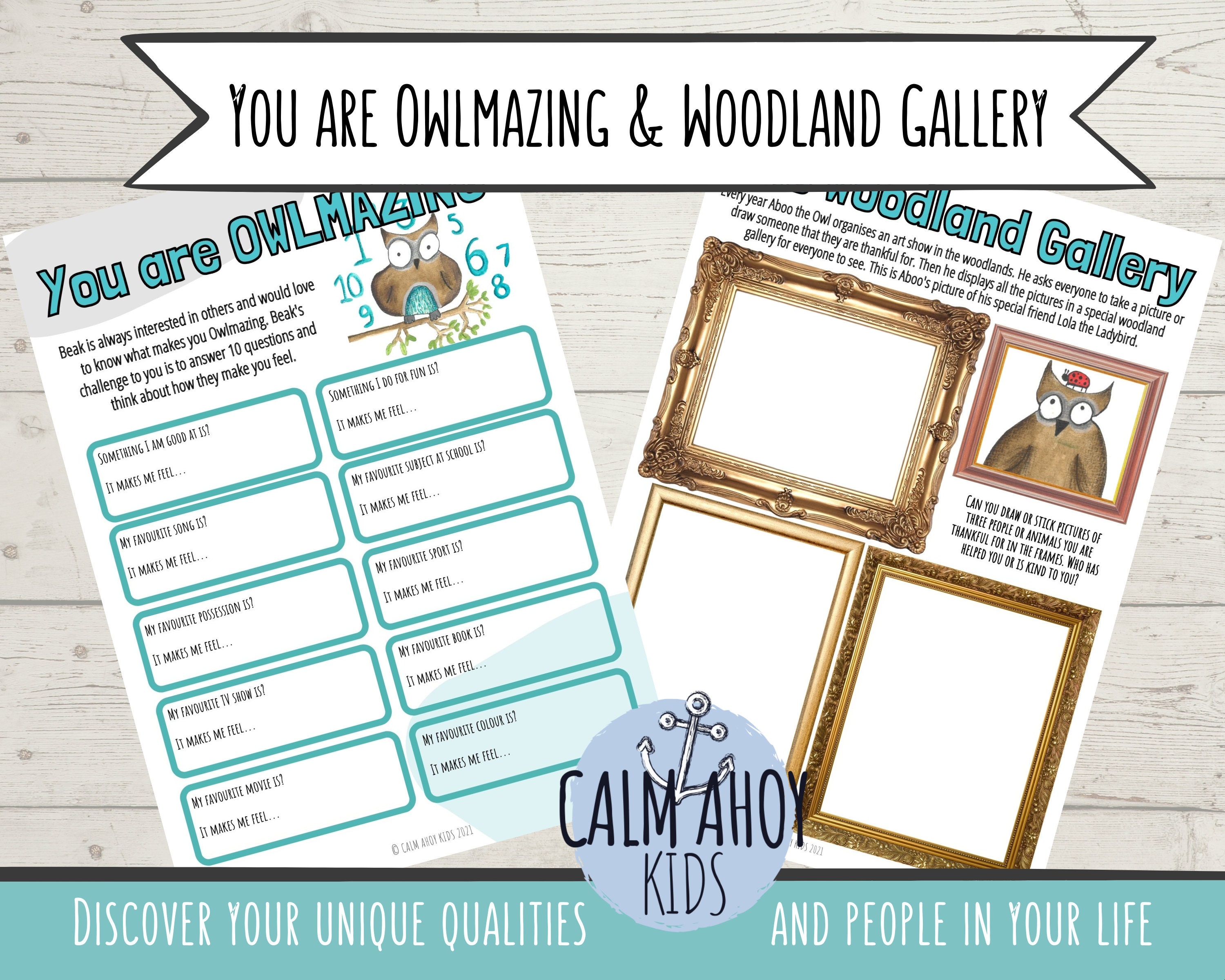 Printable Gratitude Worksheets for Kids: Self-esteem Activities (PDF ...