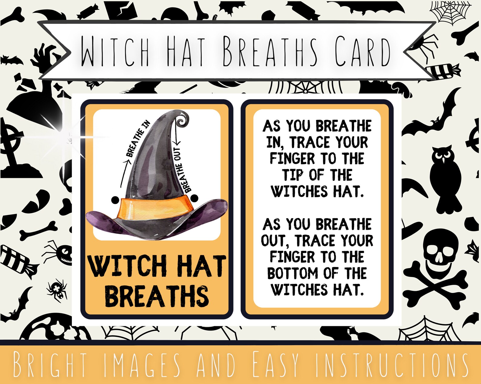 Halloween Breathing Activities for Kids: Spooky Pumpkin Breaths ...