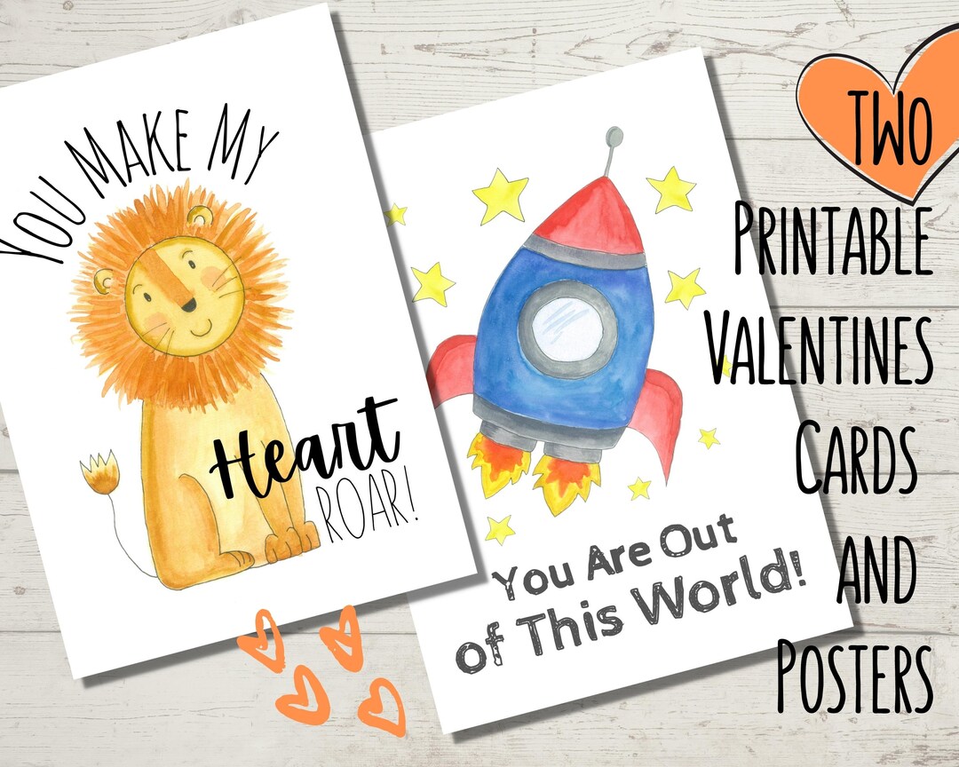 Printable Love Notes / Positive Affirmation / Valentines Cards for Kids ...