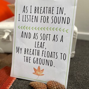 Kids Printable Relaxation Activity, Leaf Breaths a Mindful Nature ...