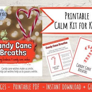 Christmas Mindfulness Activity: Candy Cane Breaths Printable (PDF) - Etsy