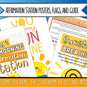 Kids Positive Affirmation Cards: Calm Down Kit, Coping Skills (PDF ...