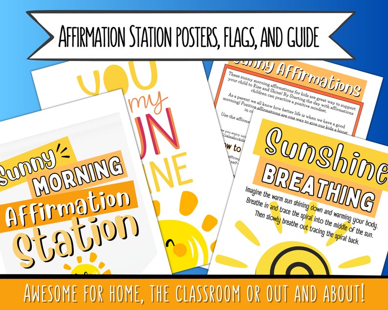 Positive Affirmation Cards for Kids and Affirmation Station | Calm Down ...