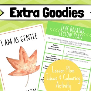 Kids Printable Relaxation Activity, Leaf Breaths a Mindful Nature ...