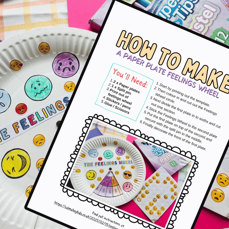 My Feelings Wheel and Emotions List | Printable Creative Wellbeing ...