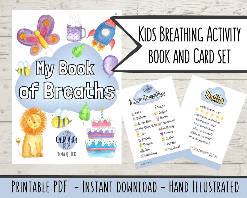 Mindfulness Breathing Activities: Kids Coping Strategies (PDF) - Etsy
