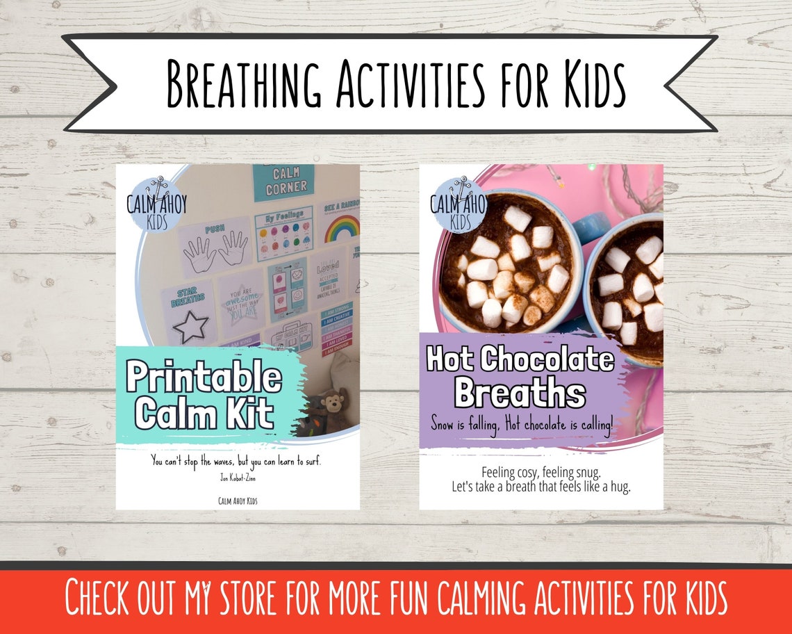 Christmas Mindfulness Activity for Kids, Candy Cane Breaths Breathing ...