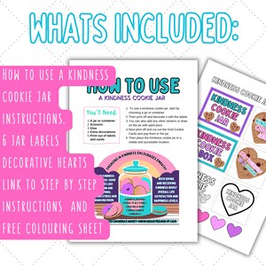 Kindness Cookie Jar DIY Craft: Printable Affirmation Cards (PDF) - Etsy