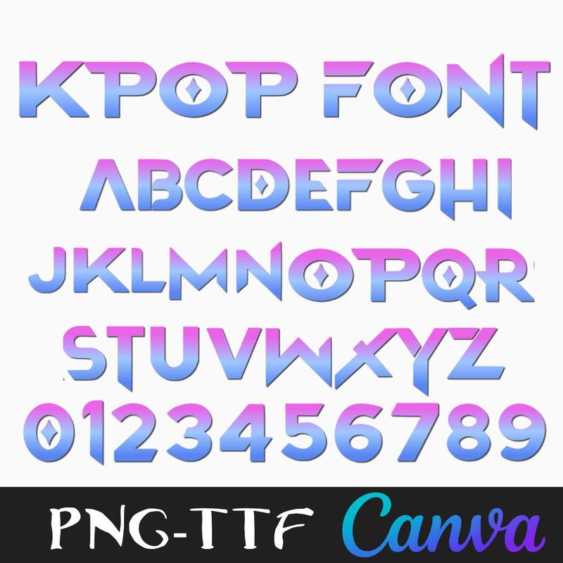 K Pop Numbers - Etsy