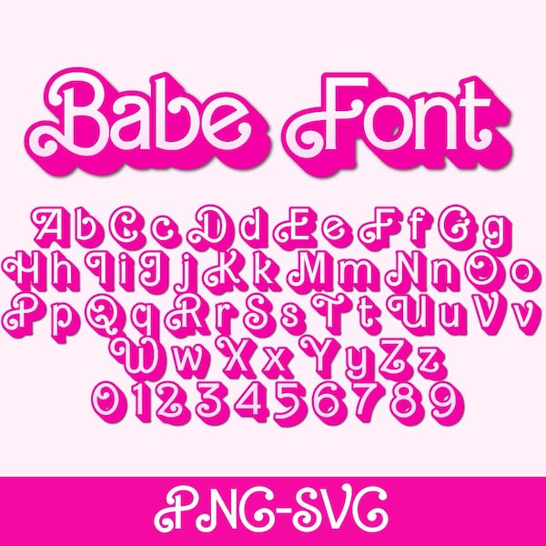 Printable Font Style - Etsy