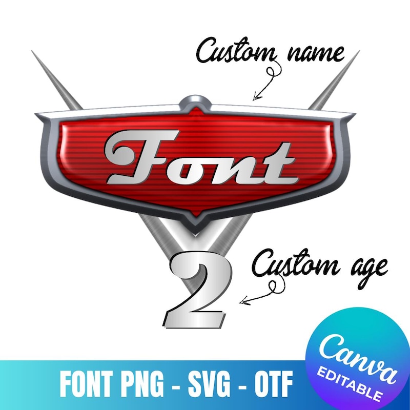 Editable Cars Logo - Etsy
