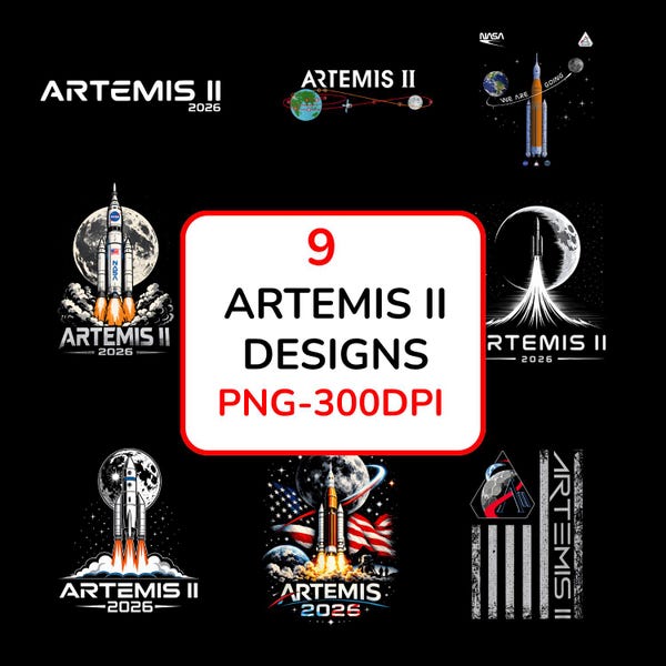 Nasa Artemis Ii Patch - Etsy