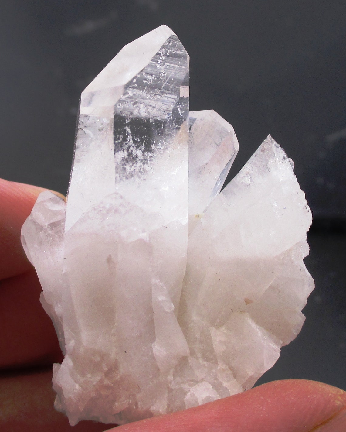 1 piece Arkansas Quartz crystal cluster 3.5 6 cm long | Etsy