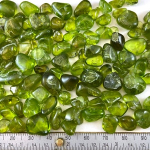 25 Carats of Gem Grade Tumbled Arizona Peridot Picked From Lot ...