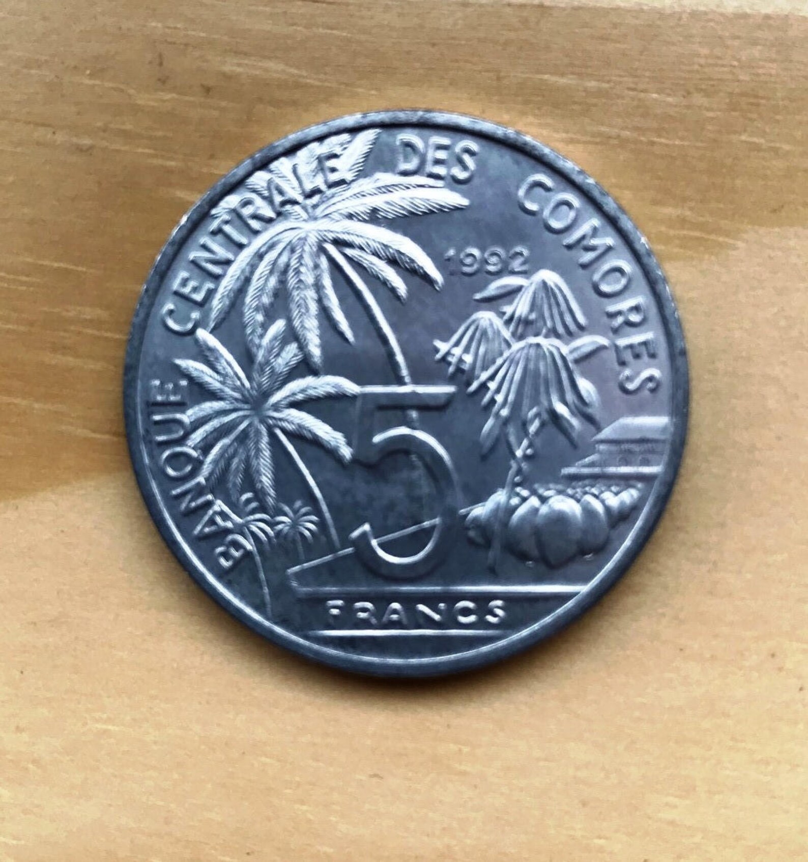 1 Comoros Coelacanth Coin 5 Francs 1992 Picked Randomly - Etsy