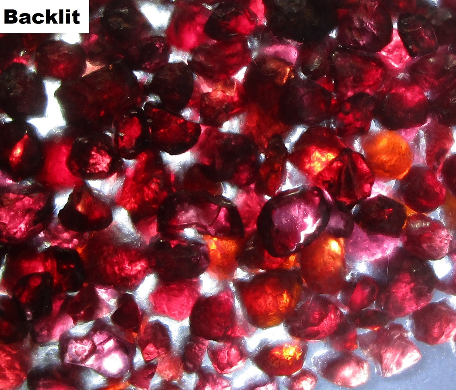 10 Carats of Small Anthill Garnets Picked From Lot - Under 1 Ct Pyrope ...