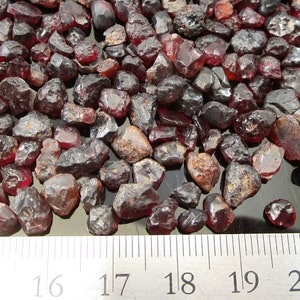 10 Carats of Medium Anthill Garnets Picked From Lot - Under 3 Ct Pyrope ...