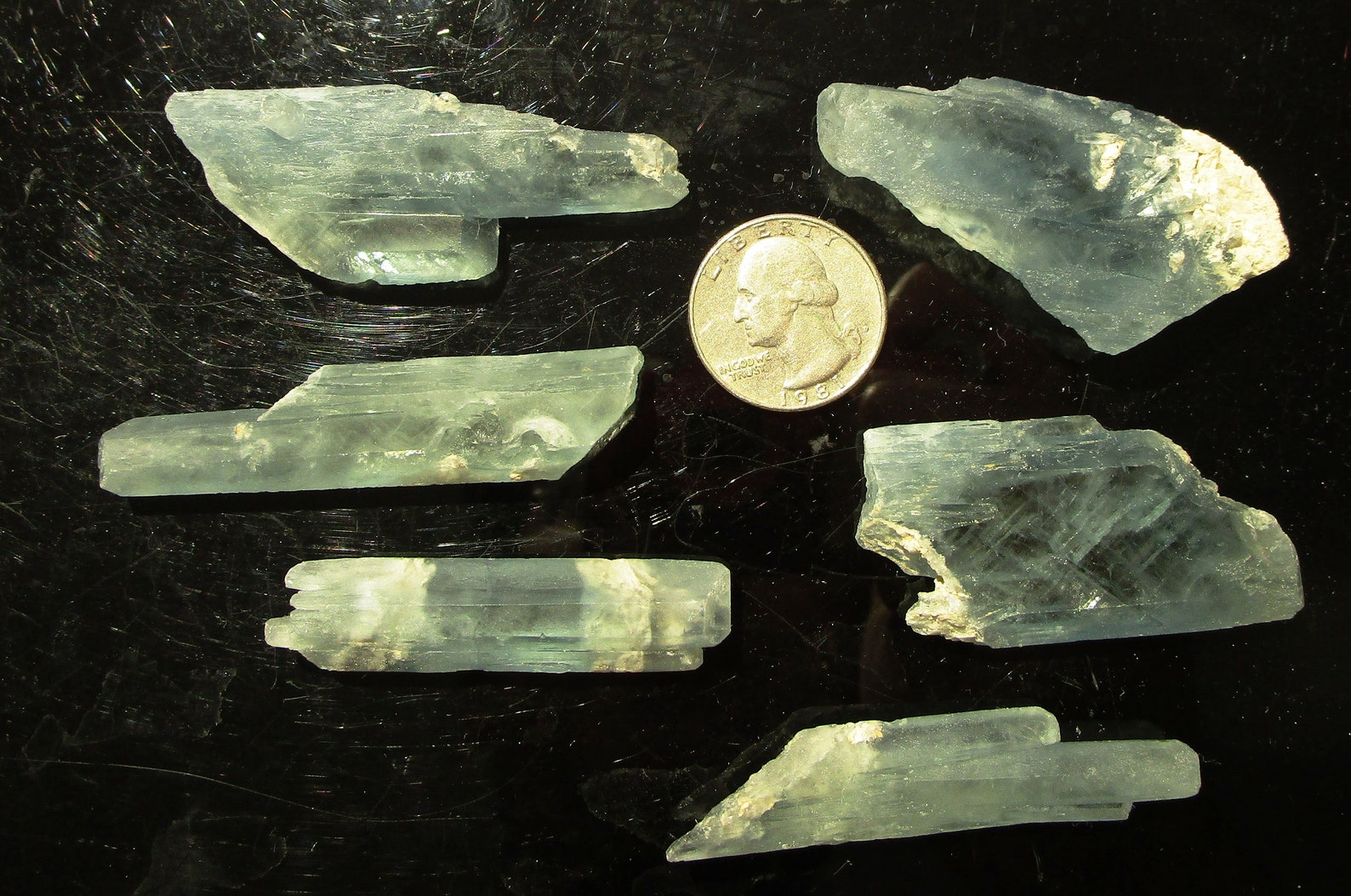 1 Piece Large Blue Barite Crystal From Stoneham, Colorado - up to 150 ...