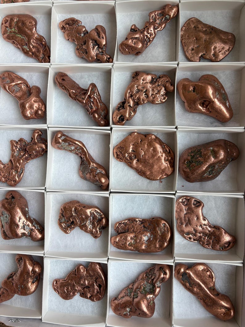 1 Big Copper Nugget Randomly Selected From Lot - Michigan Mined Copper ...