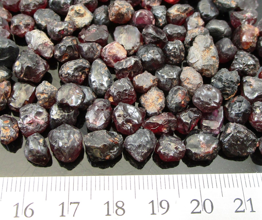 One Large Anthill Garnet Picked From Lot - 1.5 - 4.5 Ct Pyrope Garnets ...
