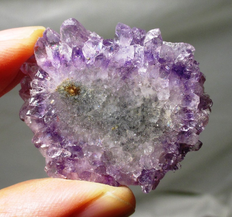Amethyst stalactite Slice Nice Purple Crystals | Etsy