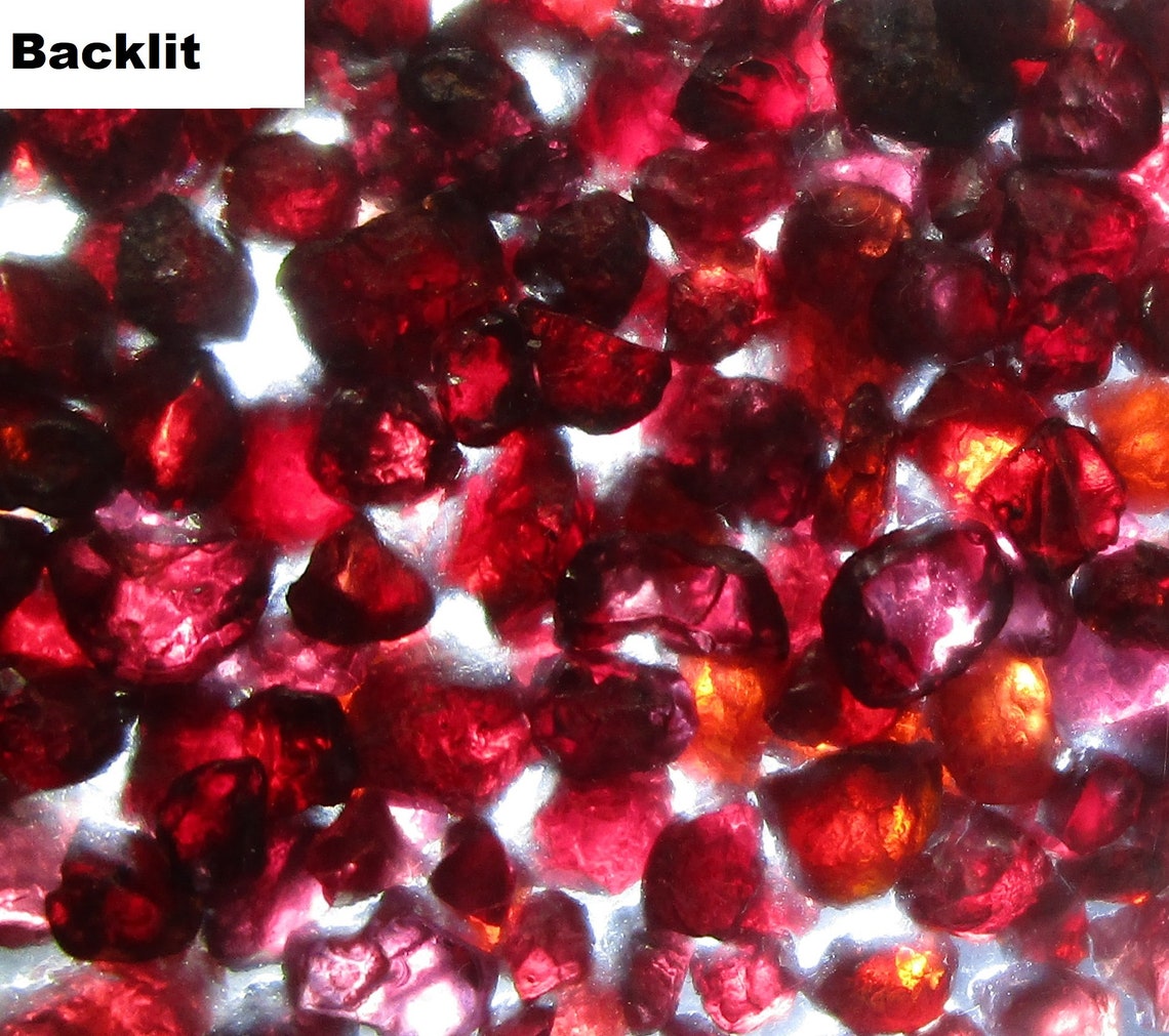 10 Carats of Small Anthill Garnets Picked From Lot - Under 1 Ct Pyrope ...
