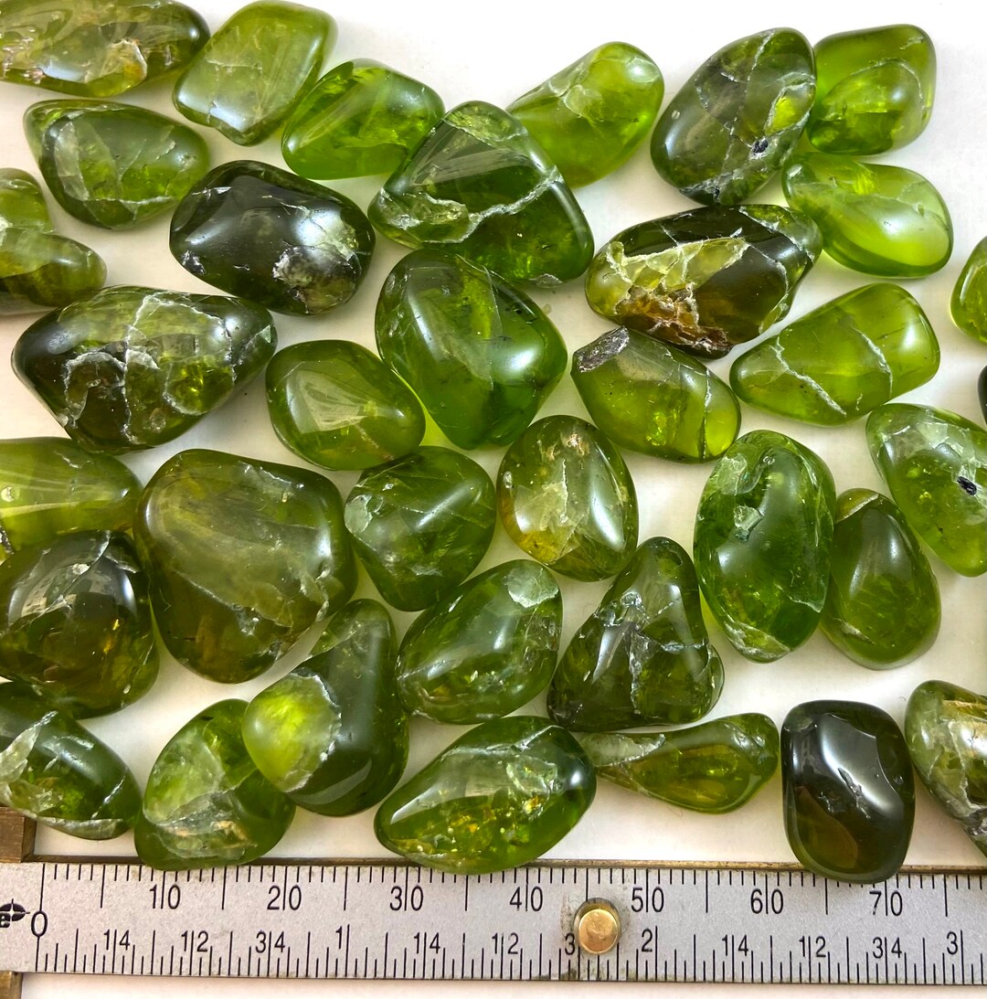 1 Large Piece Tumbled Arizona Peridot Picked From Lot Peridot Mesa ...