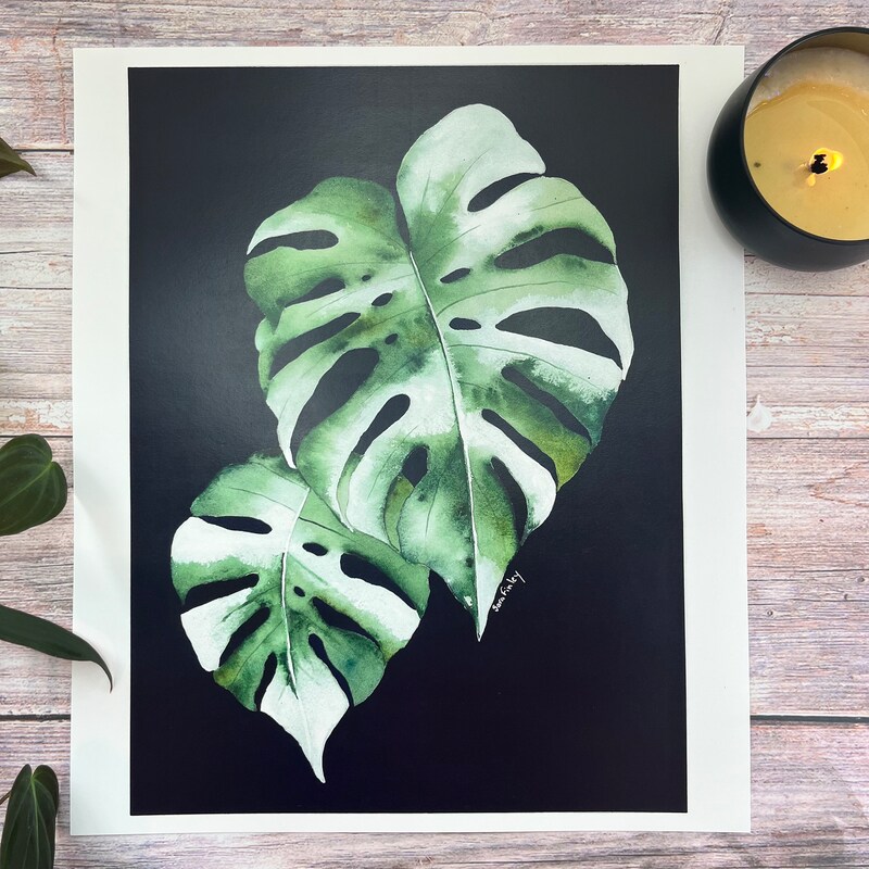 Monstera Print - Etsy