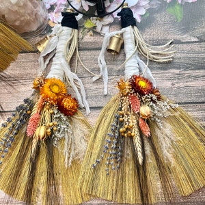 Floral Witch Broom, Harvest Besom, Floral Wall Decor, Altar Besom, Protection Besom Broom, - Etsy