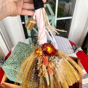 Floral Witch Broom, Harvest Besom, Floral Wall Decor, Altar Besom, Protection Besom Broom, - Etsy