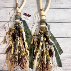 Floral Witch Broom, Harvest Besom, Floral Wall Decor, Altar Besom, Protection Besom Broom, - Etsy