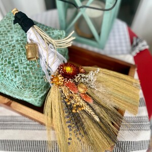 Floral Witch Broom, Harvest Besom, Floral Wall Decor, Altar Besom, Protection Besom Broom, - Etsy