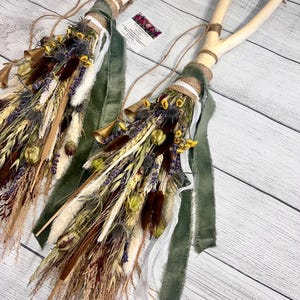 Floral Witch Broom, Harvest Besom, Floral Wall Decor, Altar Besom, Protection Besom Broom, - Etsy