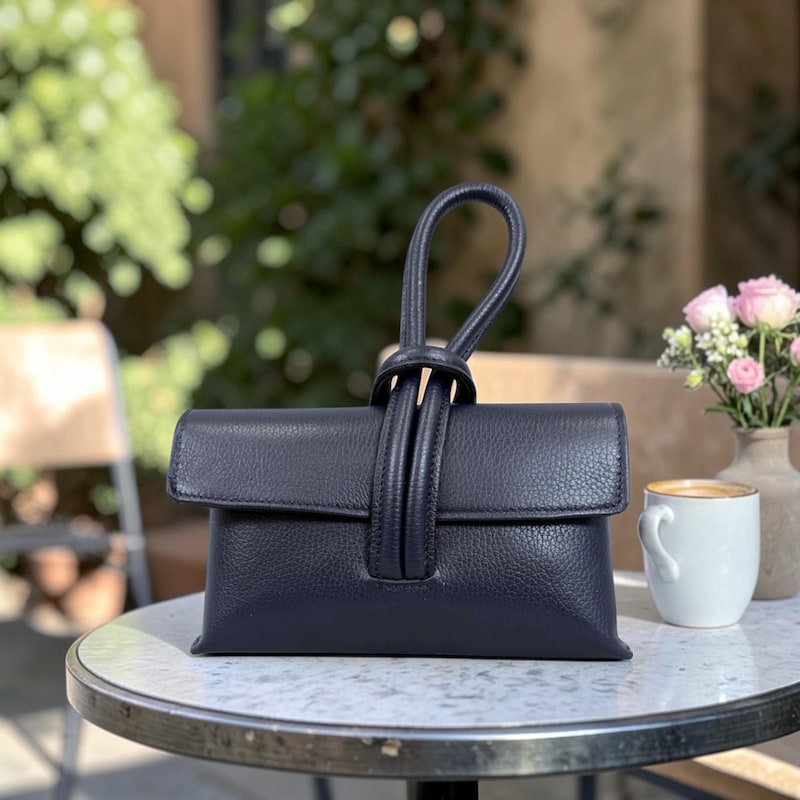 Navy Blue Purse Wristlet - Etsy