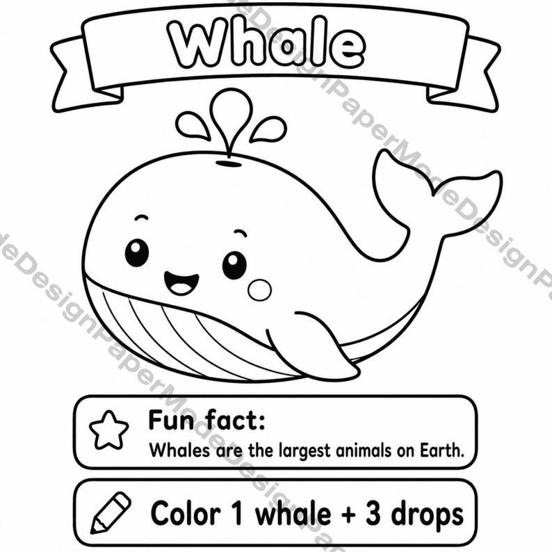Ocean Animals Learn and Color, Sea Animals Coloring Pages for Kids ...