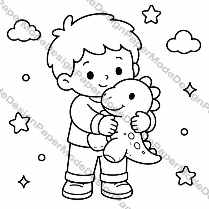 Boys Coloring Book for Kids, Toddler Boy Coloring Book With Cars Trucks ...