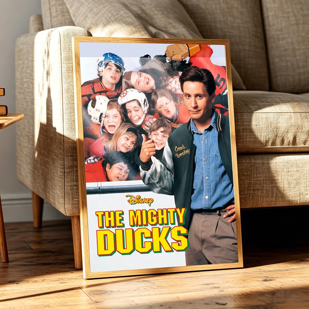 The Mighty Ducks (1992) Movie Poster,canvas Print,unframed Wall Art ...