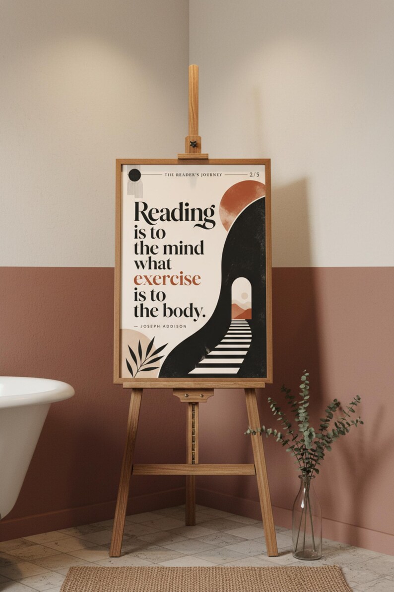 Literature Quote Printables Wall Art, 5 Page Typography Poster Set ...