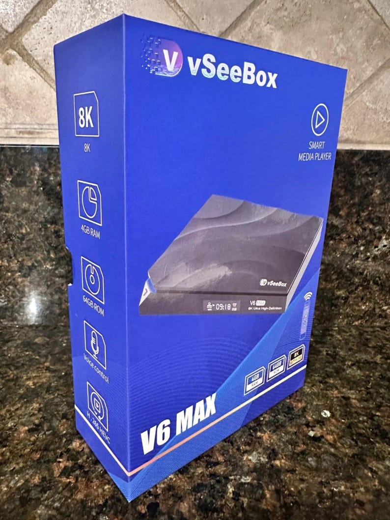 Vseebox V6 Max - Newest Model - Tv Box | Vseebox V6 Max Android ...