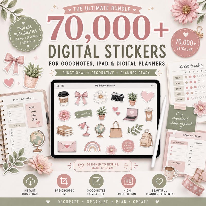 Digital Stickers - Etsy