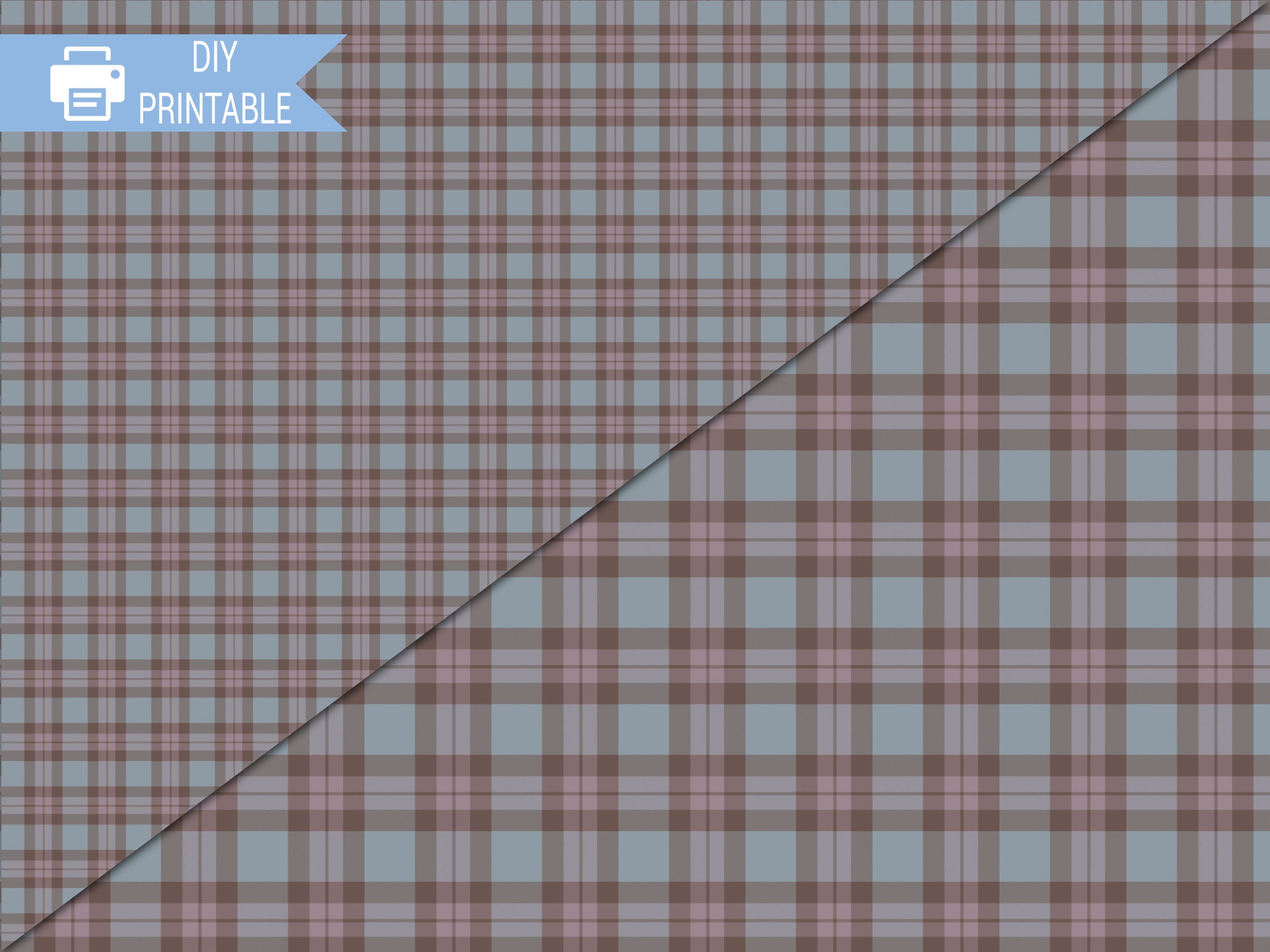 Scottish Fraser Tartan Digital Paper: Stag Plaid Print (digital ...