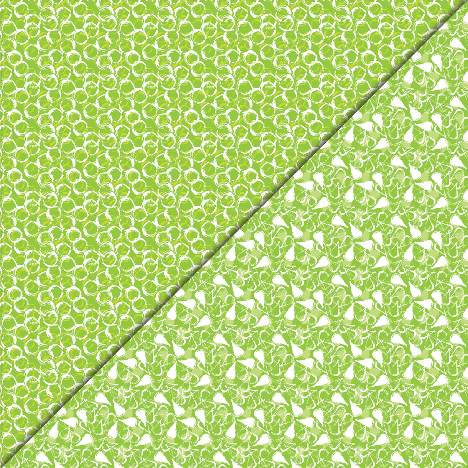 Lime Green Printable Scrapbook Paper Download Fruit Pattern | Etsy