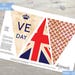 VE Day Union Jack Bunting Printable Vintage Garland Banner British Flag ...
