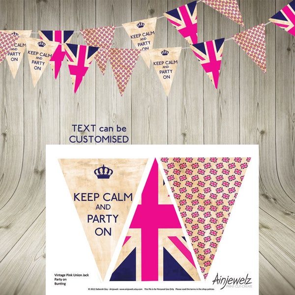 Scottish Saltire & Unicorn Bunting Printable Decoration, Scotland Euro ...