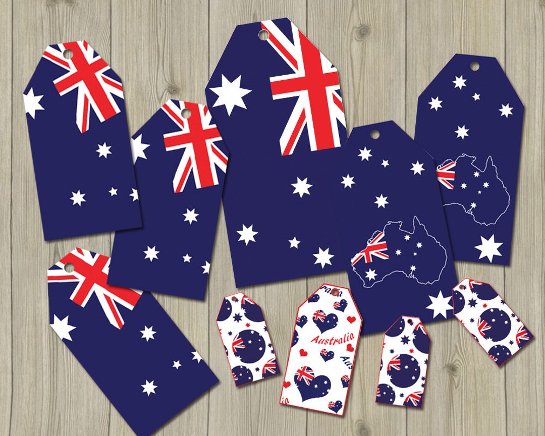 Australia Tags Printable Australian Tags Download Australia - Etsy