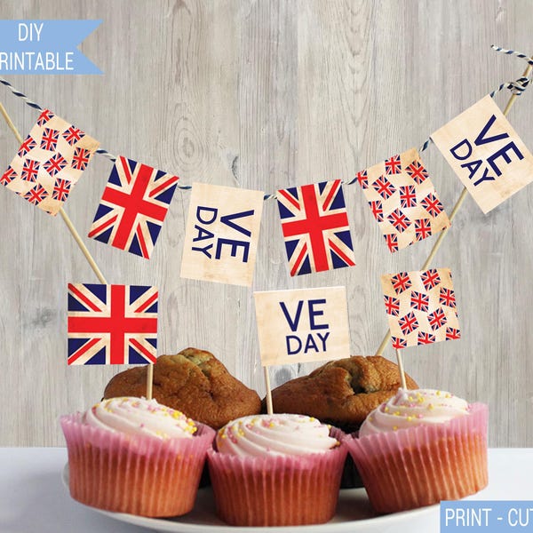 Ve Day Cake Decoration - Etsy UK