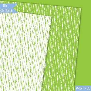 Lime Green Printable Scrapbook Paper Download Fruit Pattern Paper ...