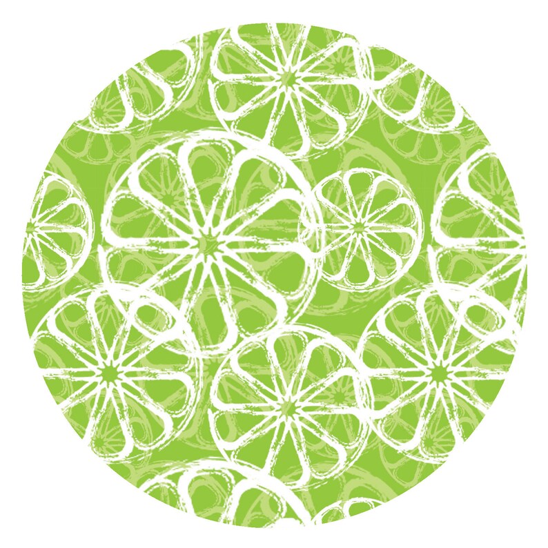 Lime Green Printable Scrapbook Paper Download Fruit Pattern | Etsy
