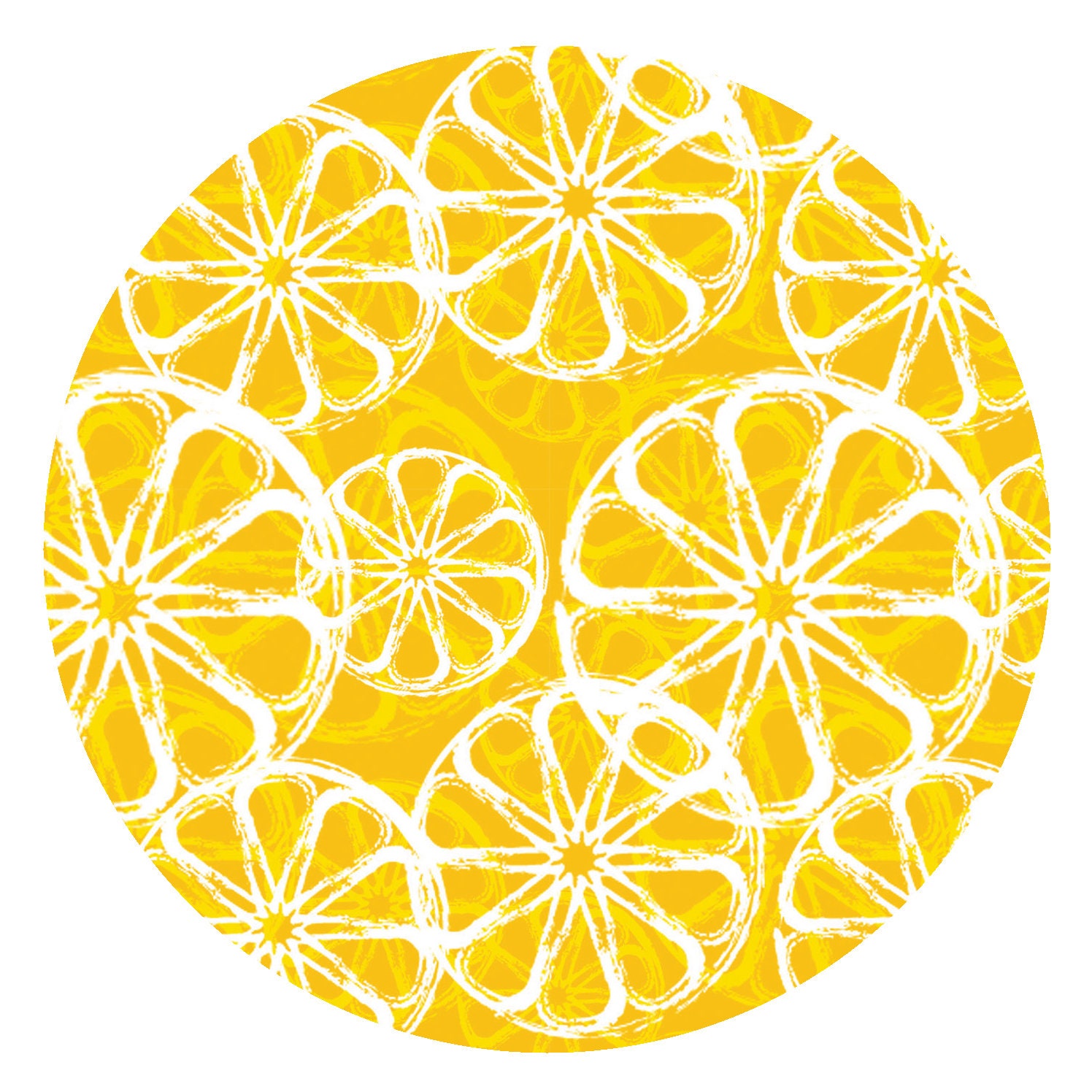 Lemon Printable Scrapbook Paper Download yellow craft paper | Etsy